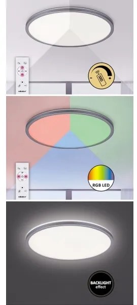 Rabalux 2291 - LED RGB Stmívatelné stropní svítidlo RASMUS LED/22W/230V + DO