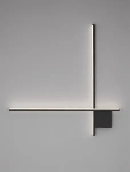 Designové nástěnné svítidlo Cross 80 černá