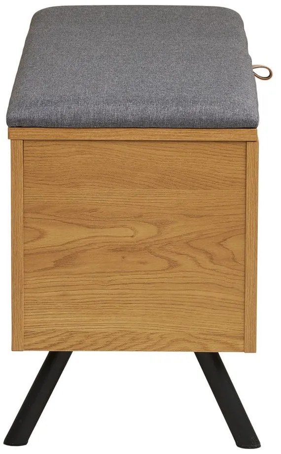 Truhla v dekoru dubu v přírodní barvě 92x48x33 cm Barco – House Nordic