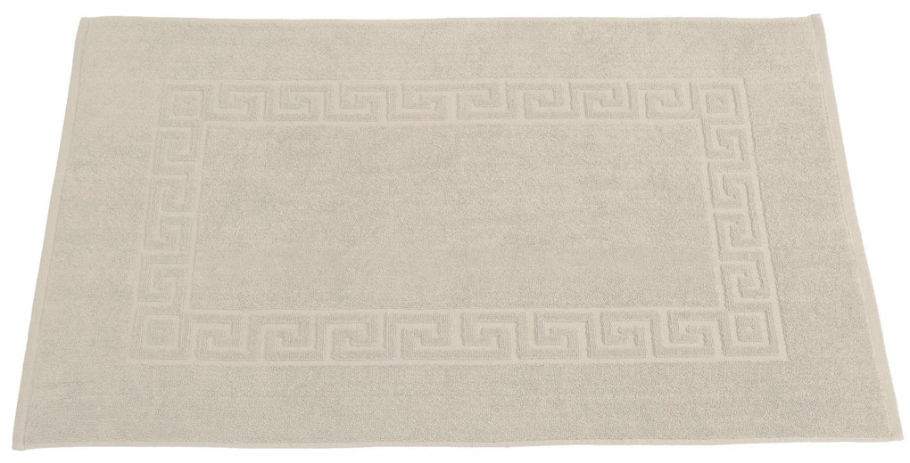 Blancheporte Koupelnová předložka, Řecký vzor písková 60x60cm