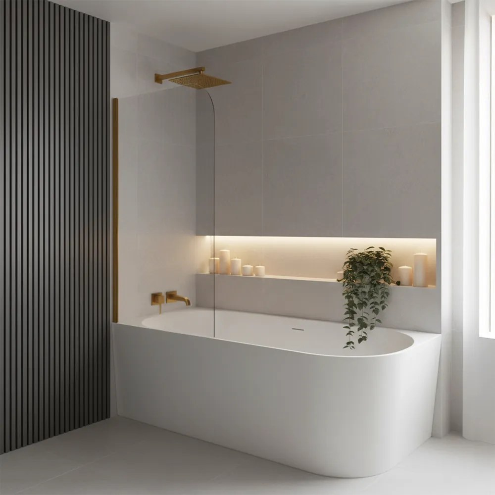 Rea Bellanto Slim, rohová akrylátová vana 1700x790x580 mm, levá, bílá, REA-W0131
