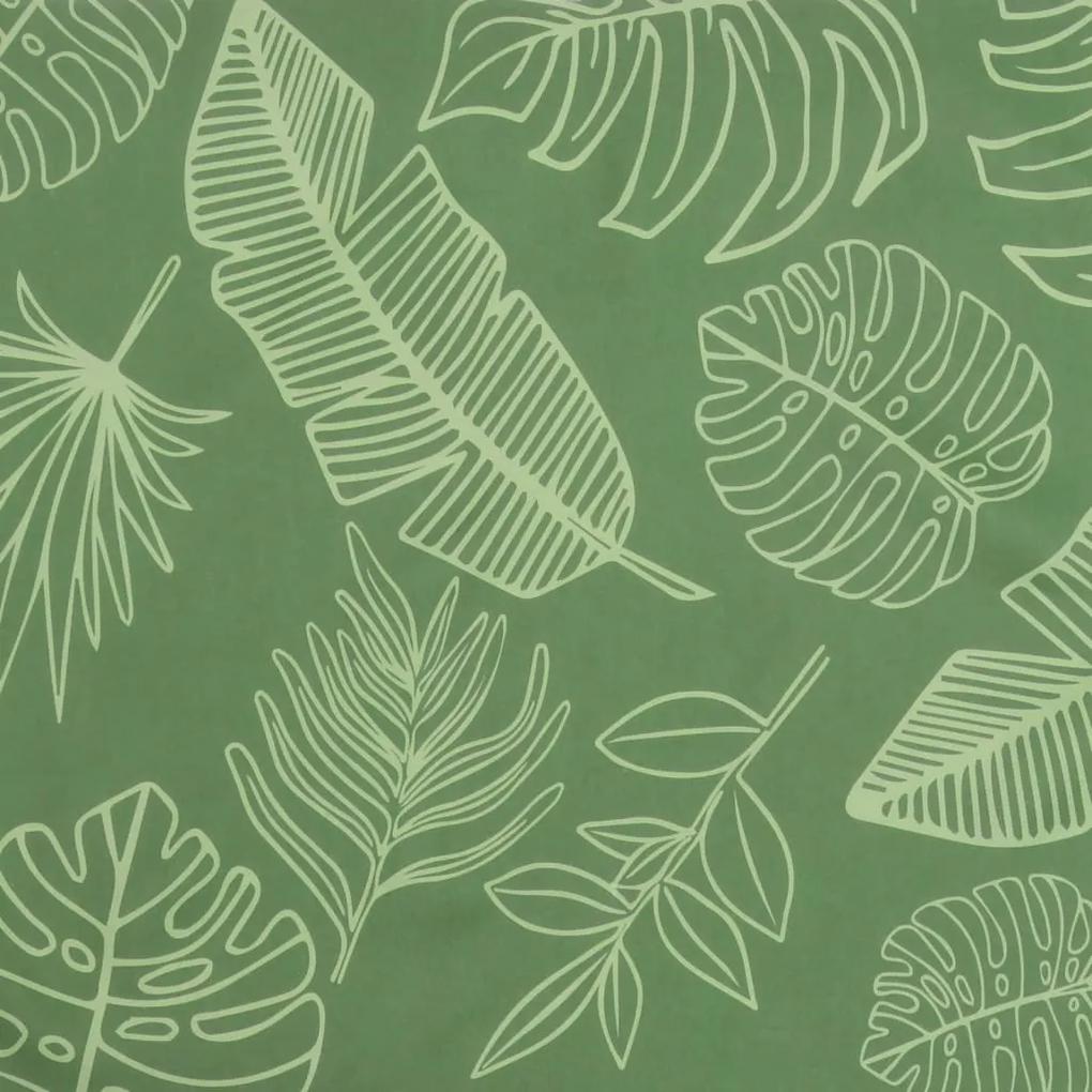 Poduška na palety vzor listů 70 x 70 x 12 cm textil