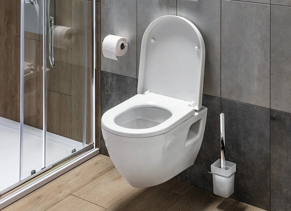 Aqualine Aqualine, DONA WC sedátko, Soft Close, bílá, FD121