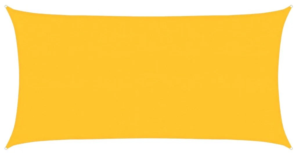 Stínící plachta 160 g/m² žlutá 2,5 x 5 m HDPE 311566