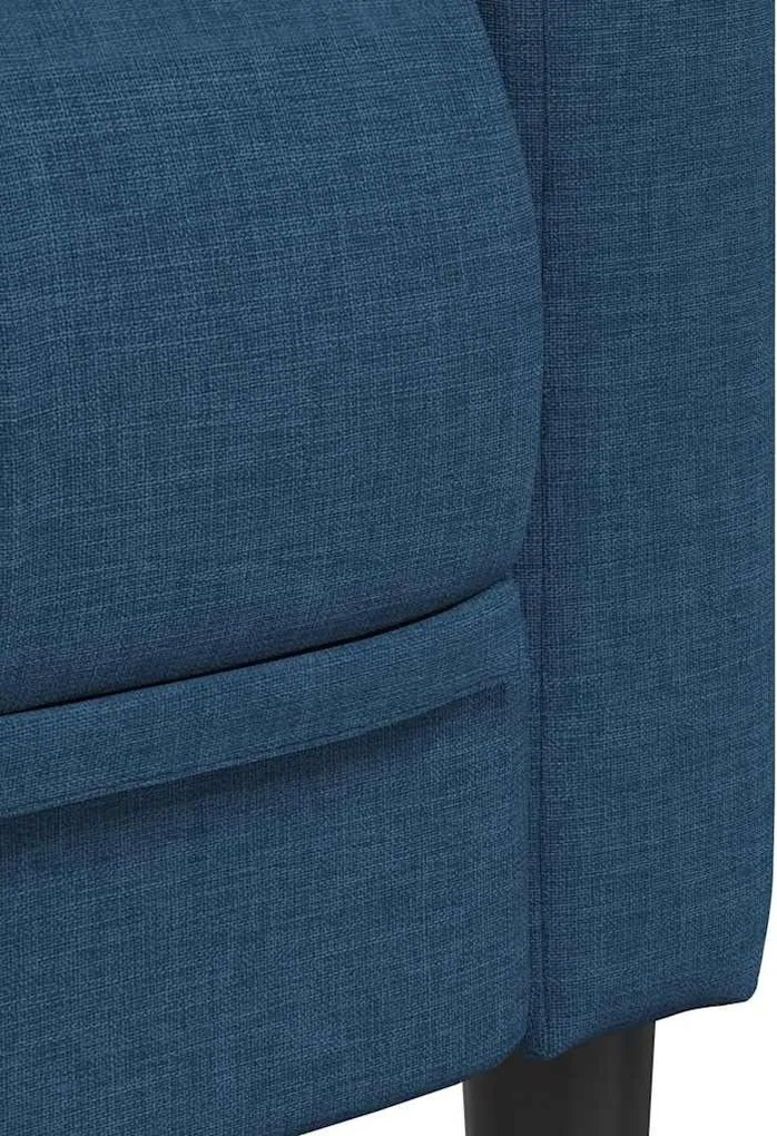 2dílná sedací souprava modrá textil 3209244