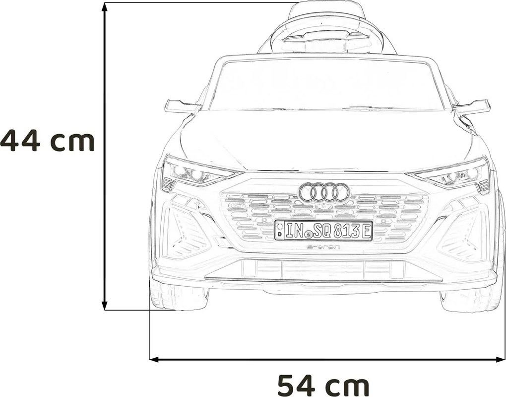 Ramiz Auto Audi SQ8 žluté