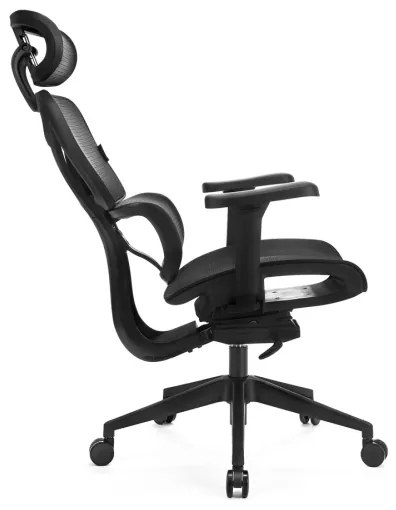 Kancelářská ergonomická židle LEVANO černá