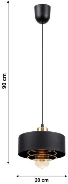 Lustr na lanku VEST 1xE27/60W/230V