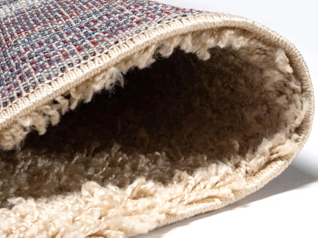 Mono Carpet, Kusový koberec Efor Shaggy 2226 Beige, 120x170, béžová, ložnice