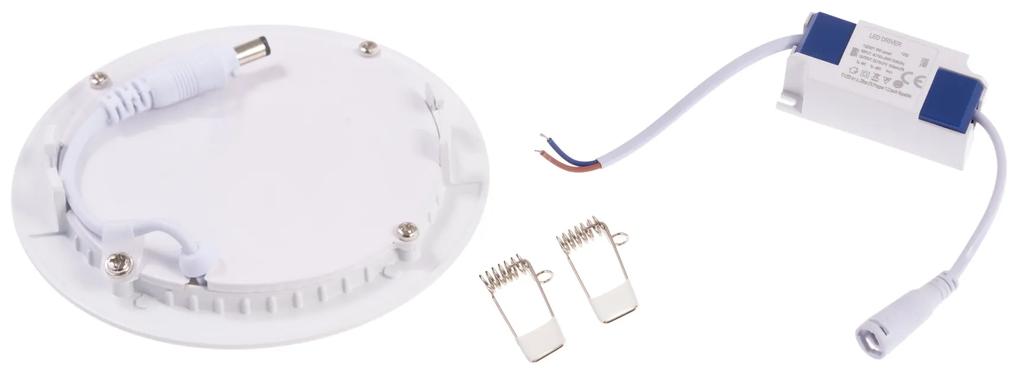 T-LED LN6 LED panel 6W kulatý 120mm Studená bílá