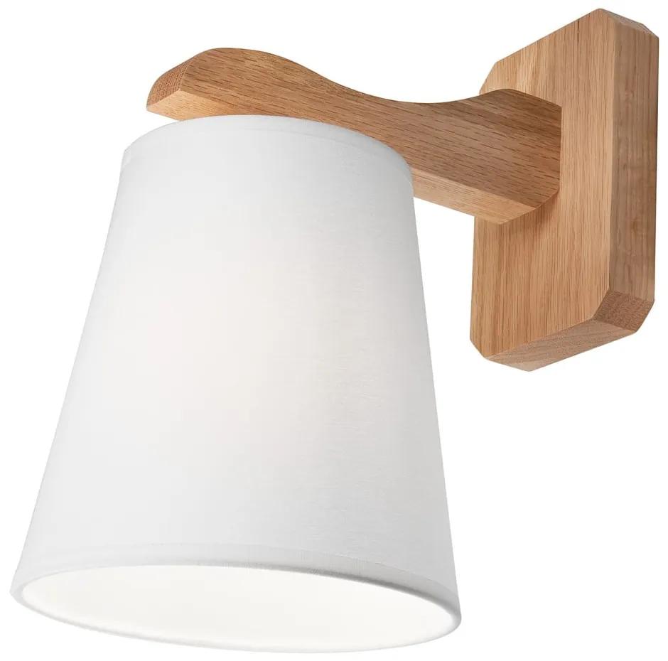 Dřevěná nástěnná lampa LAMKUR Oak