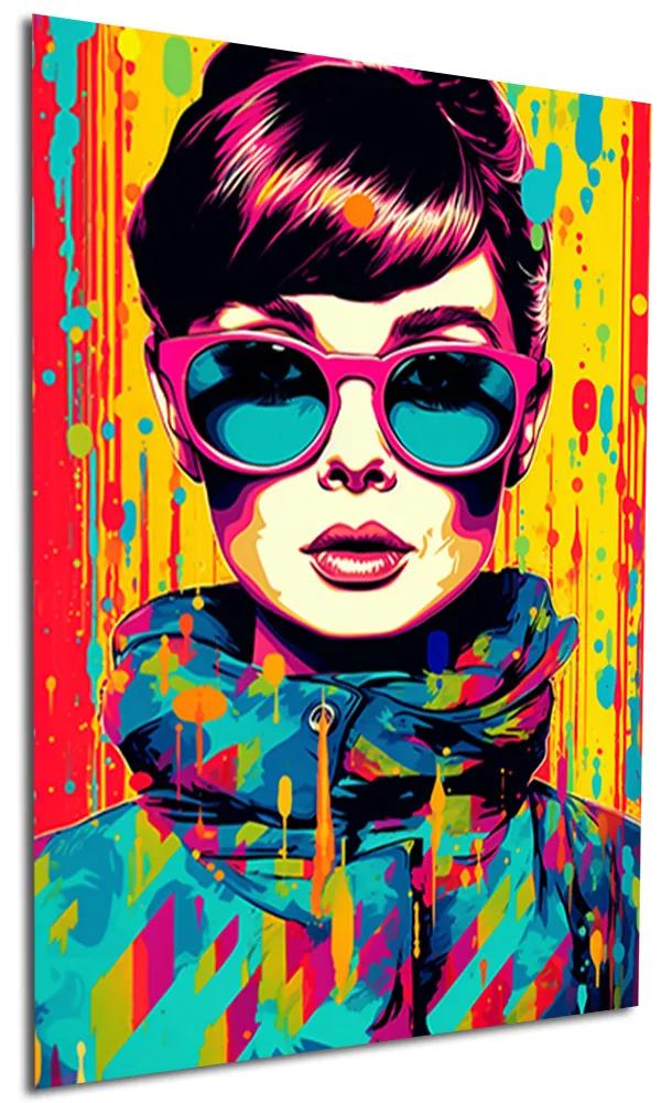 Tinno Obraz Audrey Hepburn Pop art Rozměr: 80 x 120 cm