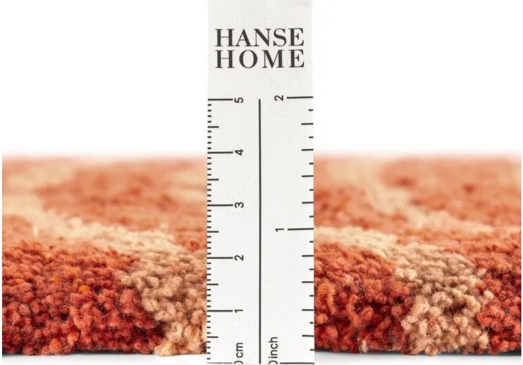 Pratelný/ručně tkaný bavlněný dětský koberec v terakotové barvě 75x120 cm Snuggle Elodie – Hanse Home