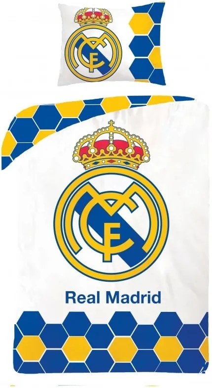 Halantex povlečení FC Real Madrid 5013BL 140x200/70x90 cm
