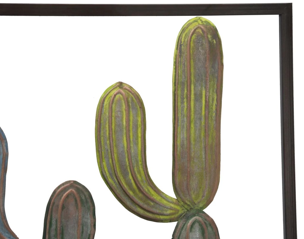 Nástěnná dekorace Mauro Ferretti Cactus Frame B, 50x1,3x50 cm