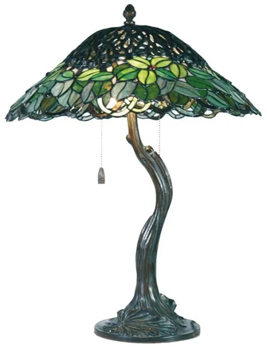 Stoní lampa Tiffany Tree – 47x58 cm