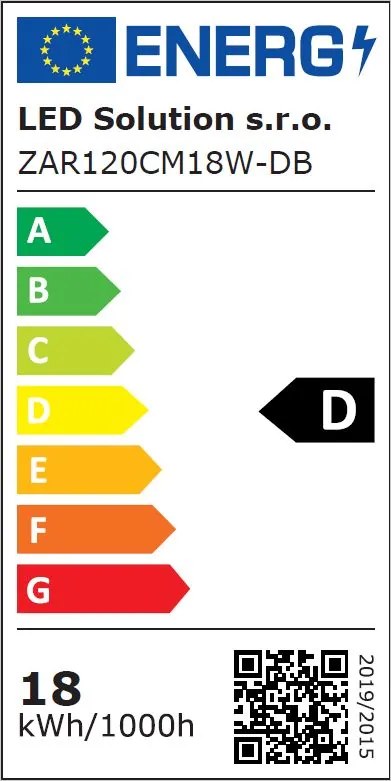 LED Solution LED zářivka 120cm 18W 140lm/W Premium Barva světla: Teplá bílá ZAR120CM18W-TB
