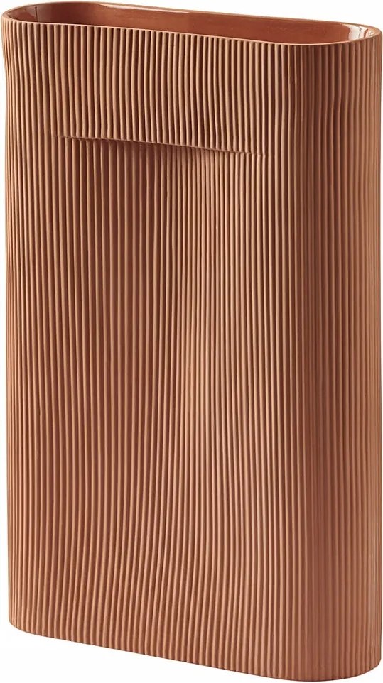 Muuto Ridge Váza na květiny 48 cm Terracotta