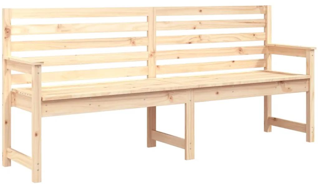 Zahradní lavice 203,5 x 48 x 91,5 cm masivní borové dřevo,  824074
