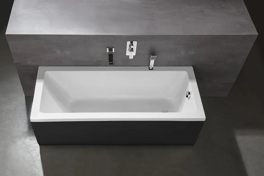 Aqualine Aqualine, DOUBRAVA obdélníková vana 170x70x41cm, bílá, A1770