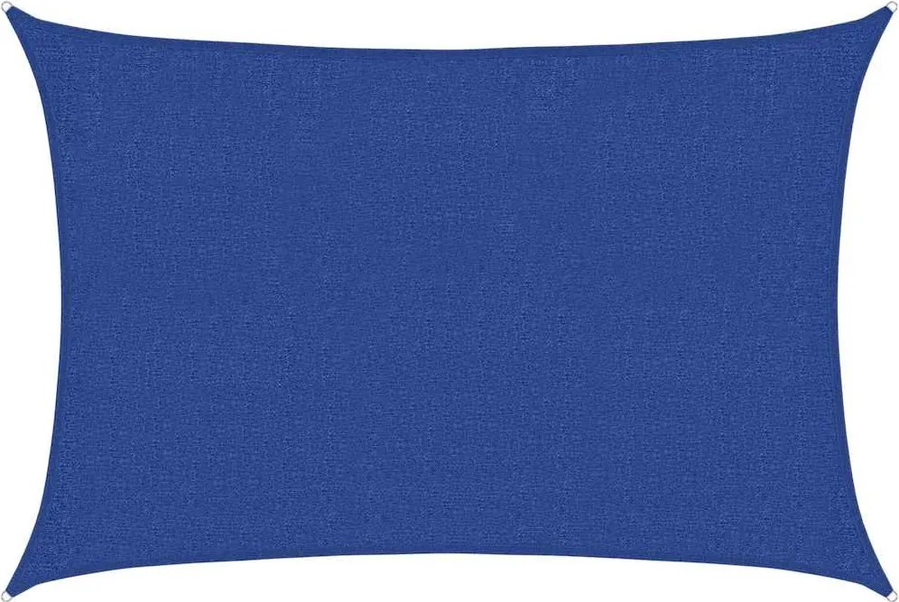 Stínící plachta 160 g/m² modrá 2 x 2,5 m HDPE 311501