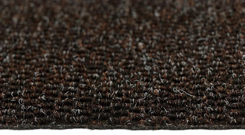 Vebe, Čistící zóna Parijs 10 hnědočervená, na míru, šíře 1m,2m, hnědá, guma (gel - protiskluzový), chodba / předsíň