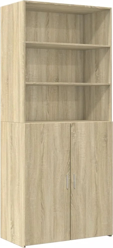 Úzká úložná dub sonoma 80x42,5x225 cm kompozitní dřevo 3281345