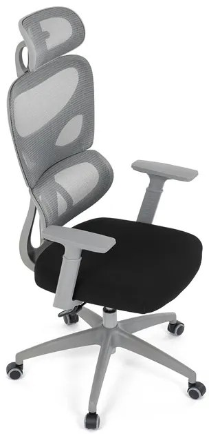 Autronic Kancelářská židle KA-K2081 Barva opěráku: Šedá