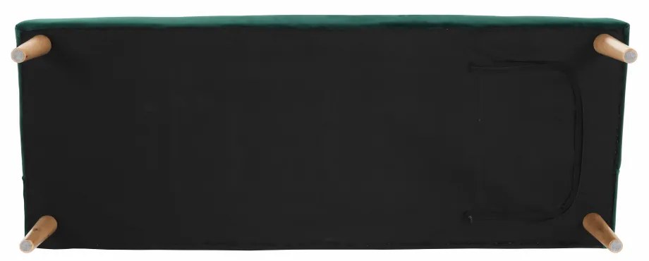 Rozkládací pohovka ALIDA – látka, více barev Smaragdová