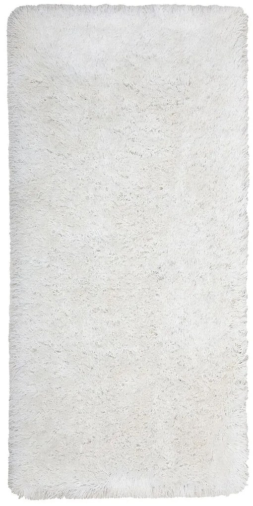 Koberec Shaggy 80 x 150 cm bílý CIDE Beliani