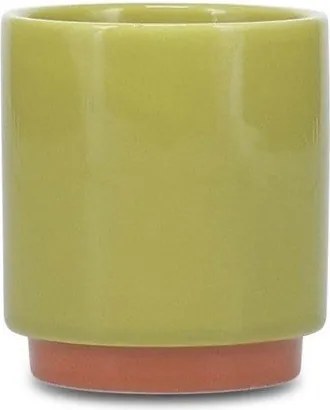 Zelený/oranžový kameninový šálek 130 ml Duo – ONA