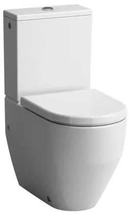 Laufen Pro - Stojící WC kombi mísa, 650x360 mm, zadní/spodní odpad, bílá H8259520000001