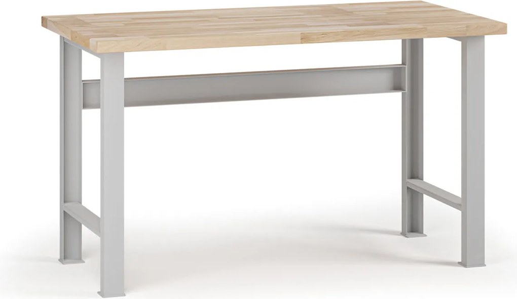 Dílenský pracovní stůl G7, buková spárovka, 1500 x 800 x 840 mm
