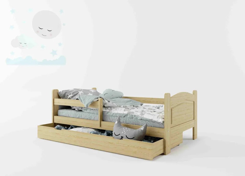 Dětská postel Dominik bezbarvý lak