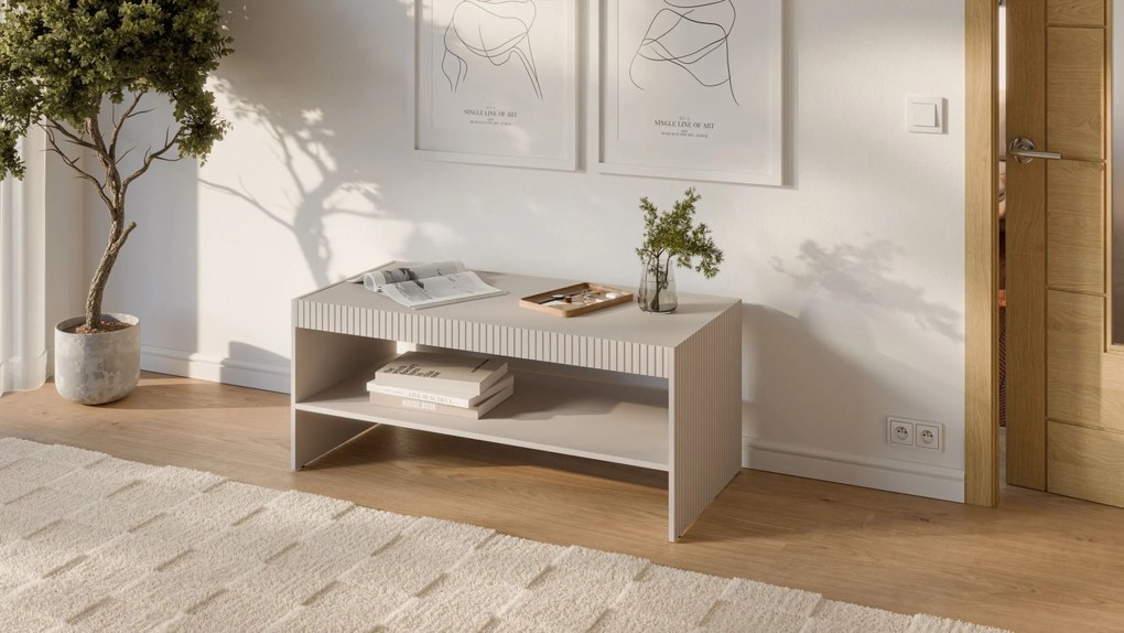 Konferenční stolek PAXOS 120 cm černý/kašmír