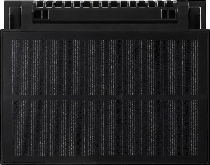 Exteriérové solární nástěnné LED svítidlo Fuji, 1x LED 8w, černá, pohybový senzor