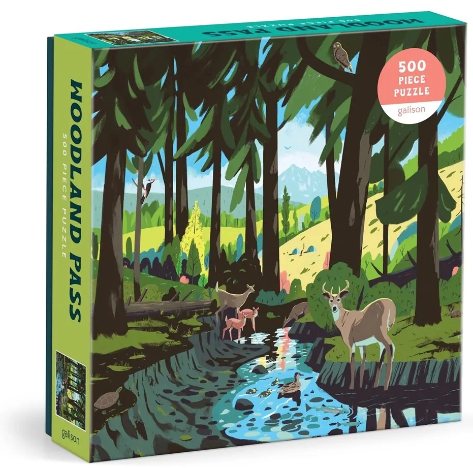 Galison Puzzle Lesní krajina 500 dílků