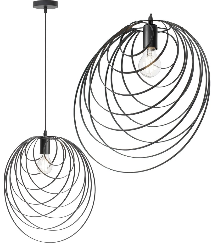 Toolight - Moderní stropní lampa APP426-1CP, černá, OSW-00557