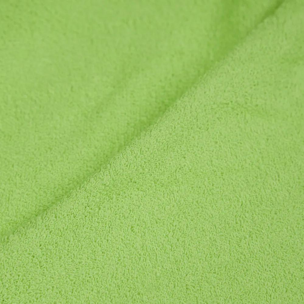 Smolka Froté prostěradlo - Neonově zelená Velikost: 180*200 cm