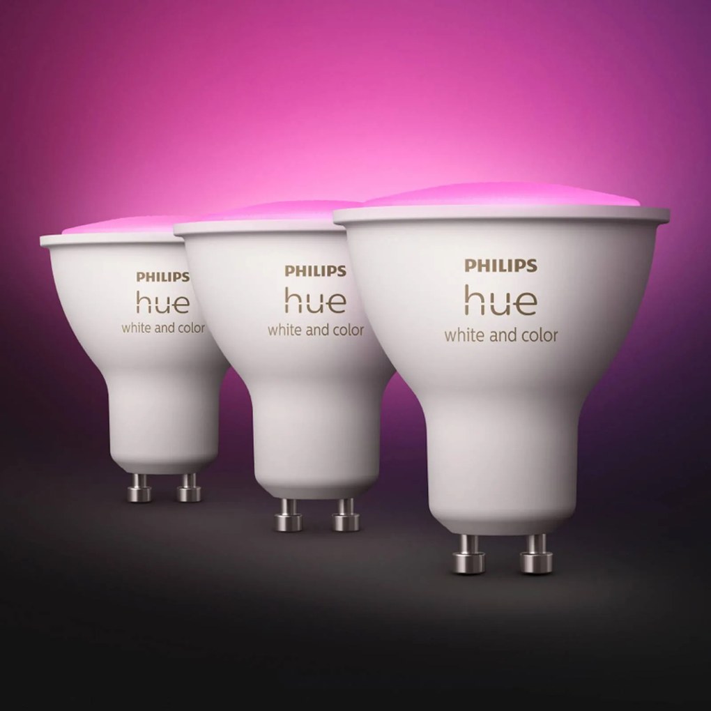 Philips Hue White&Color Ambiance GU10 5,7W set 3ks