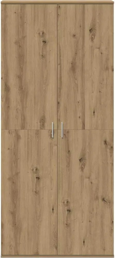 Vysoká skříň 80 x 35 x 180 cm Kompozitní dřevo dub artisan 3365562
