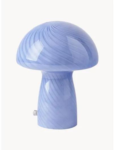Malá skleněná stolní lampa Mushroom