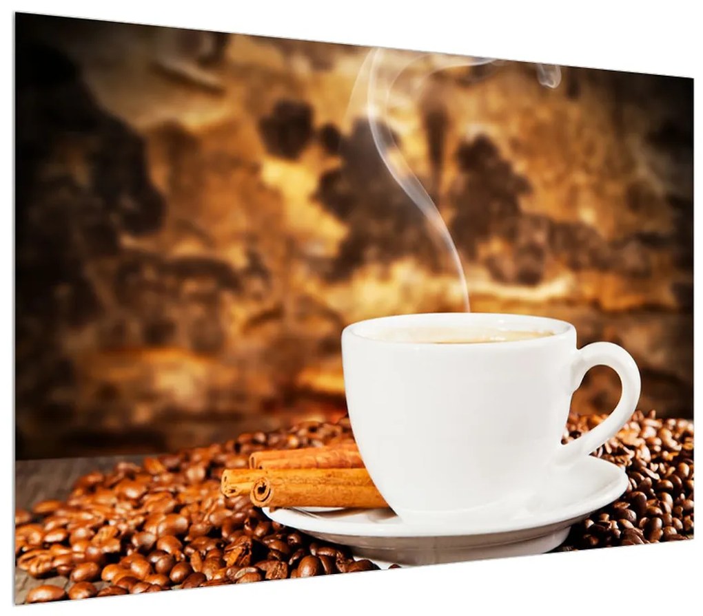 Obraz šálku kávy  (100x70 cm)