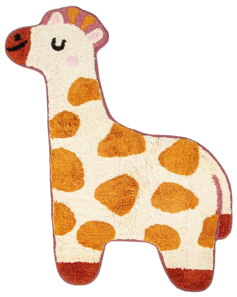 Sass & Belle Dětský bavlněný koberec s motivem žirafy Giraffe Rug