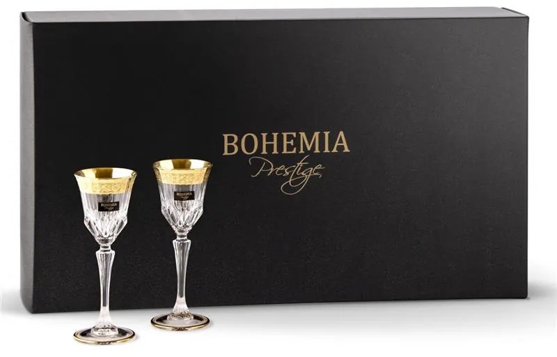 BOHEMIA PRESTIGE MIRADOR SKLENICE NA LIKÉR 80 ML SADA 6 KS