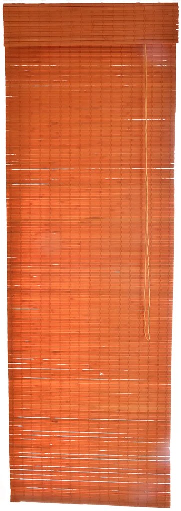Vingo Bambusová římská roleta oranžová Šířka rolety: 50 cm, Rozvin rolety: 200 cm
