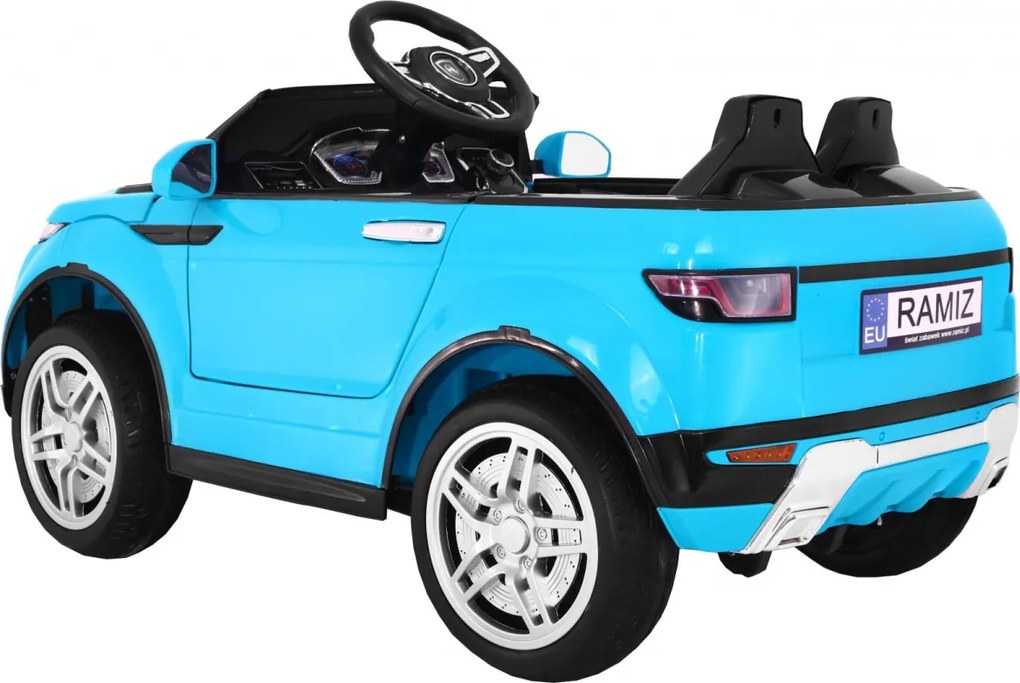 Ramiz Elektrické autíčko Rapid Racer pro děti - modré SUV + dálkové ovládání
