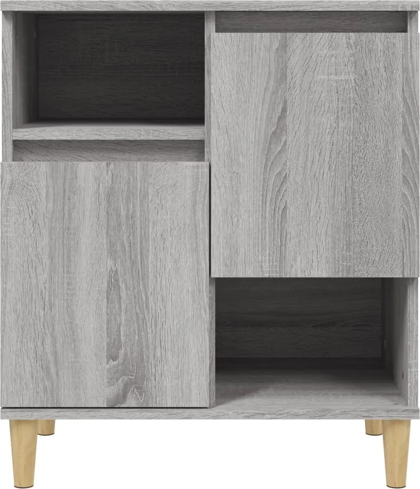 Příborníky 2 ks šedé sonoma 60 x 35 x 70 cm kompozitní dřevo 3185725