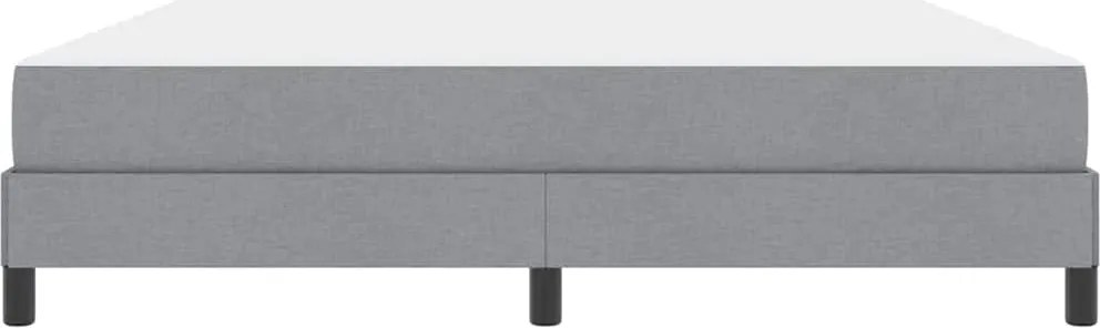 Postel s boxspringem Světle šedá 180 x 200 cm textil 3398507