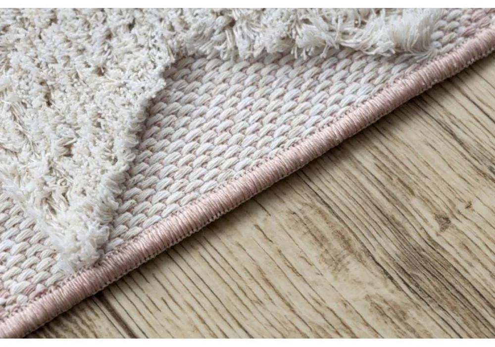 Kusový koberec Romba růžový 155x220cm